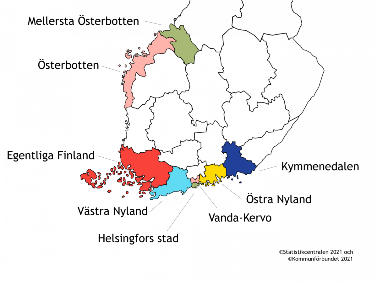 Välfärdsområden - Svenska hörselförbundet